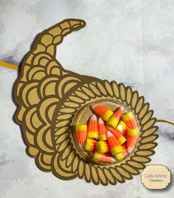 Horn of Plenty Candy Holder - Carla Arlene Creations